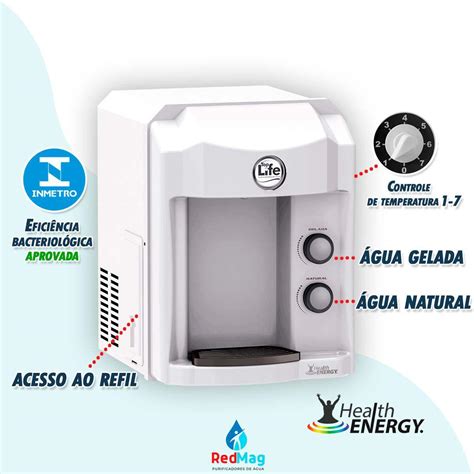 Filtro Purificador Top Life Agua Alcalina Ionizada Branco220 Toplife