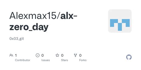 Github Alexmax15alx Zeroday 0x03git
