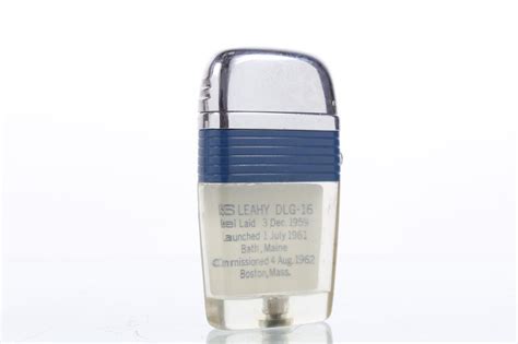 Sold Price Scripto Vu Lighter Vintage Military Navy Uss Leahy Dlg