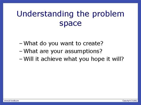 Understanding And Conceptualizing Interaction Understanding The Problem Space