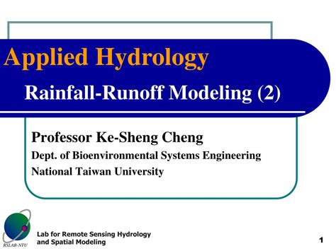 Ppt Rainfall Runoff Modeling 2 Powerpoint Presentation Free Download Id 1967301