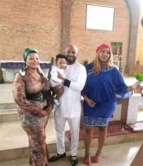 Photo Of Yul Edochie And His Second Wife Judy Austin Moghalu In Church
