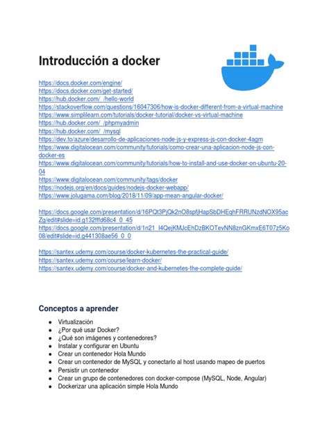 docker pdf informática software