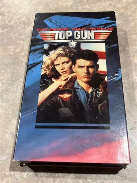 TOP GUN VHS 1987 Tom Cruise Kelly McGillis Val Kilmer A Edwards 3