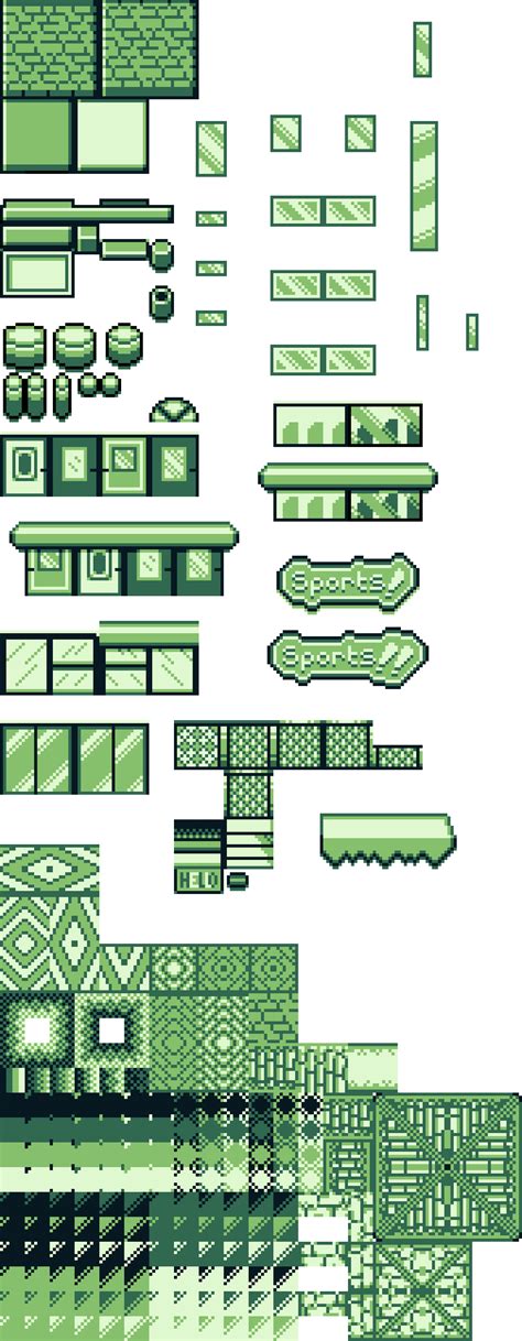 GB Studio City Tileset By Reakain