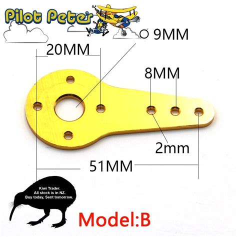 Alloy Servo Arm Extension Pilot Petes