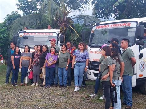 13 La Castellana Barangays Get Brand New Dump Trucks Daily Guardian