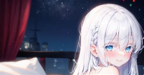 女の子 お尻膝裏銀髪ちゃん かつお野うさぎのイラスト Pixiv