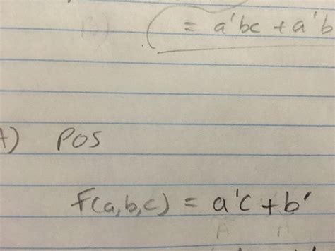 Solved Explain How To Put This In POS Form POS F A B C Chegg Com