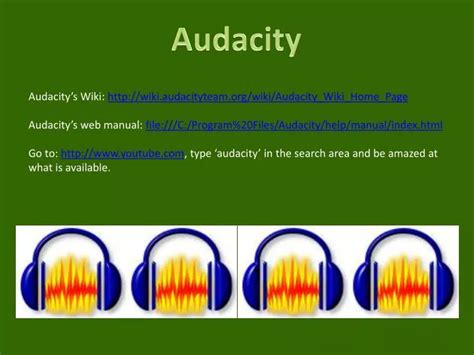 PPT Audacity PowerPoint Presentation Free Download ID 3227538