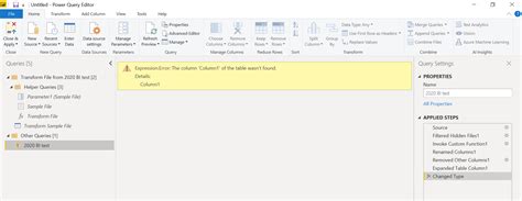 solved how to fix error getting data from folder microsoft fabric