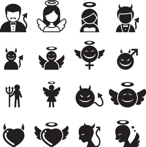 Angel Devil Vector Images Over 6500