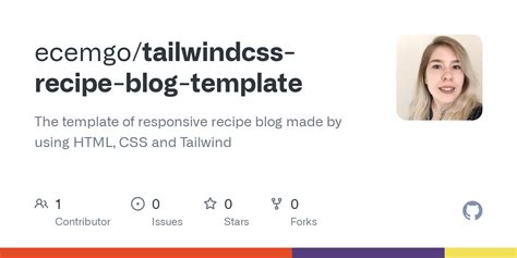 Github Ecemgotailwindcss Recipe Blog Template The Template Of Responsive Recipe Blog Made By