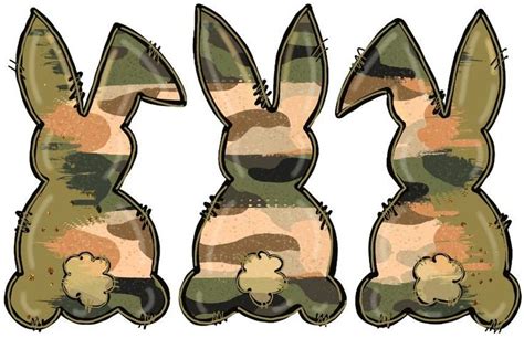 Dtf Transfer Easter Camo Bunnies Dtf Transfer Dtf Print Heat Transfer