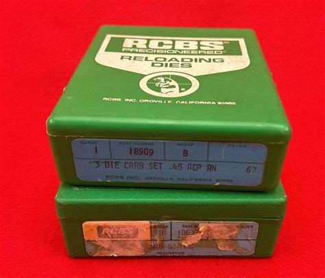 2 Sets Of Rcbs Reloading Dies Langham Auctioneers