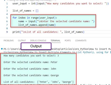Insert Multiple Elements Into A List In Python