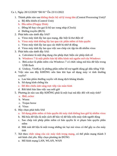 Tong Hop Ly Thuyet | PDF