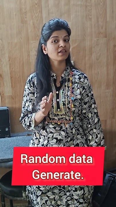Random Data Generate In Excel 🧾🔥🧾 Excelvali Anjnicomputereducation