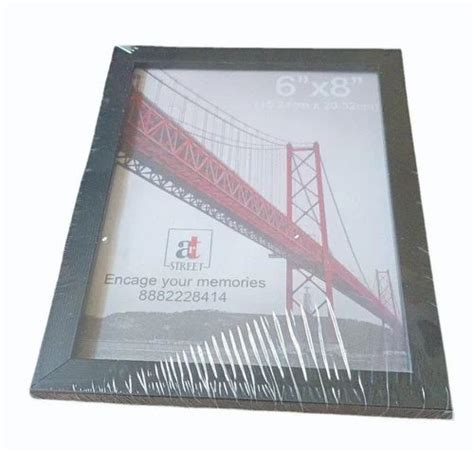 Black Rectangular Wooden Photo Frame For Home Size X Inch Lxh At Piece In Guwahati