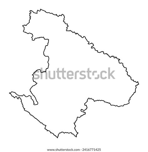 Karnali Province Map Administrative Division Nepal Stock Vector