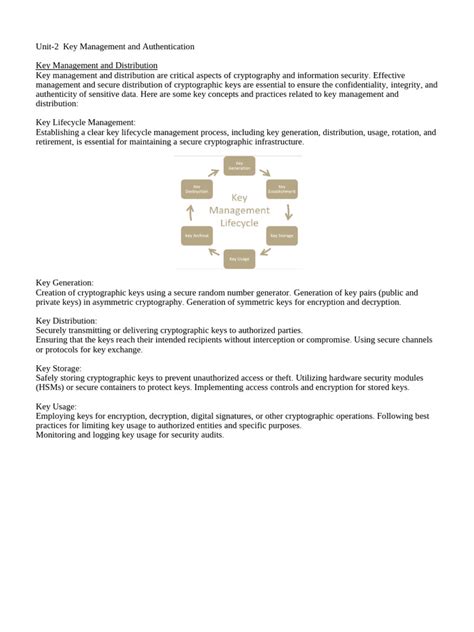 Unit 2 Pdf Public Key Certificate Key Cryptography