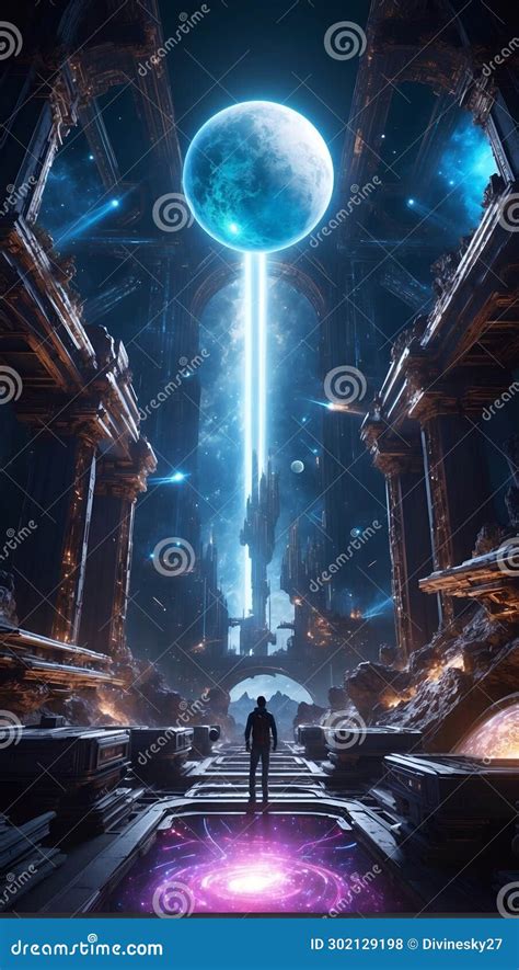 QuantumQuotient Symphony Navigating Data Realms AI Generate Stock