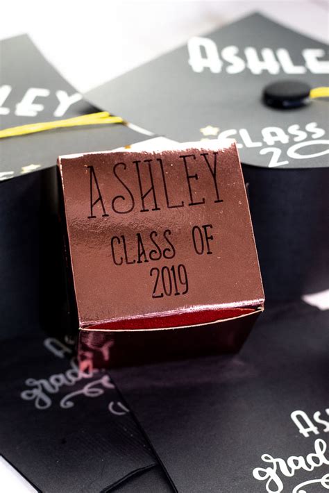 Cricut Graduation Party Ideas Personalized Cap And Napkins Leap Of