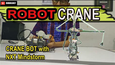 Robot Crane Crane Bot With Nxt Mindstorms Youtube