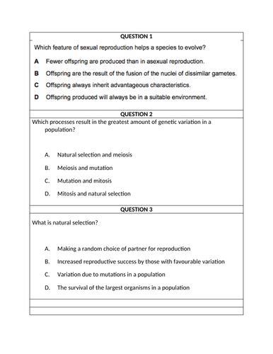 Igcse Edexcel Biology 9 1 Topic 14 Inheritance Teaching Resources