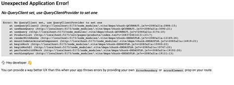 Caught Error No Queryclient Set Us 인프런 커뮤니티 질문and답변