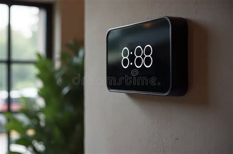 Modern Bluetooth Connected Wall Clock Stock Illustration Illustration