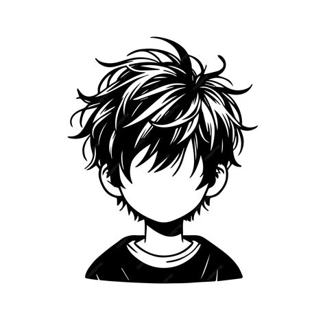 Premium Vector Cute Boy With Stylish Hair Cut Vector
