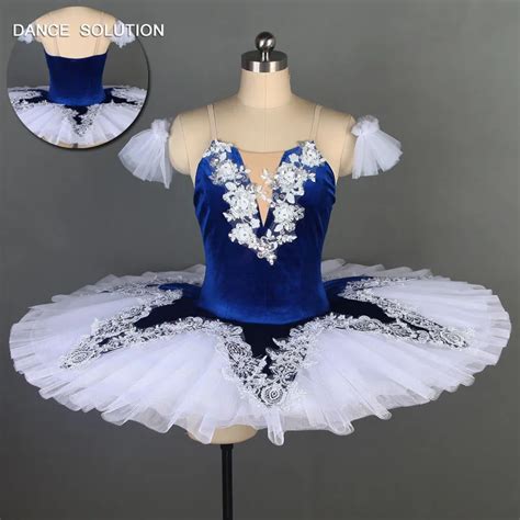 Navy Blue Adult Girls Classical Ballet Tutu Ballerina Dance Tutu