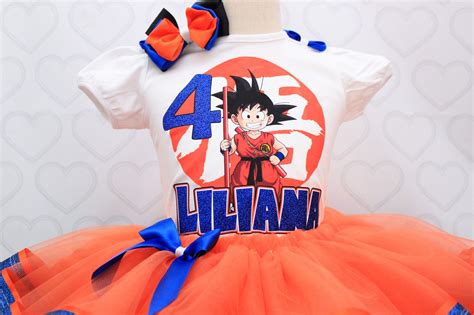 Dragon Ball Z Tutu Set Dragon Ball Z Outfit Dragon Ball Z Dress Drago