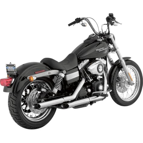Drag Specialties Python Slash Cut Slip On Mufflers Chrome Drag Specialties