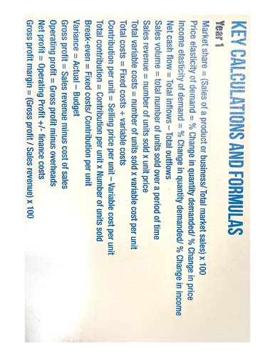 Edexcel A Level Business Finance Test Teaching Resources