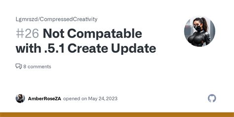 Not Compatable With Create Update Issue Lgmrszd