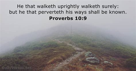 Proverbs 10 9 Bible Verse Kjv