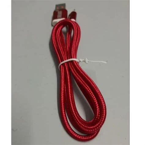 6 A Red Type C USB Cable 1 Meter At Rs 65 Piece In Ghaziabad ID 27050190962