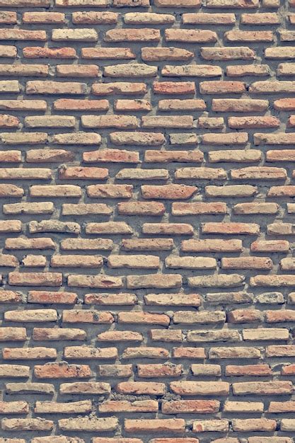Premium Photo The Surface Of A Long Thin Bricks