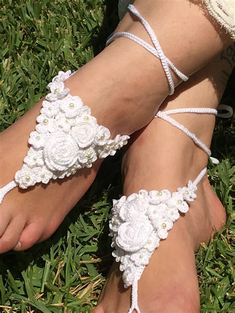 BAREFOOT SANDALS CROCHET Pattern Pdf Etsy