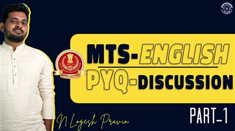 Ssc Mts L English L Pyq L Discussion Youtube