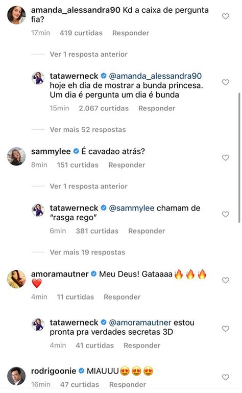 foto de biquíni Tatá Werneck ganha elogios de amigos famosos e brinca Tá se achando