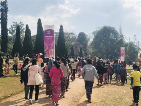 ပြင်ဦးလွင်မြို့တွင် ပန်းပွဲတော်ကာလ စနေ၊တနင်္ဂနွေ ရုံးပိတ်ရက်များ၌ အနယ်နယ်အရပ်ရပ်မှ လာရောက်လည်ပတ