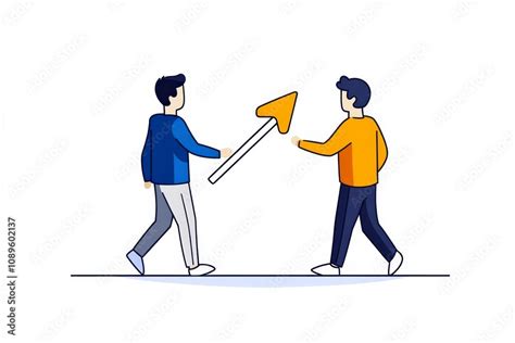 Ajax Illustrated In 2d Showing Arrows Between Client And Server On A Clean White Background