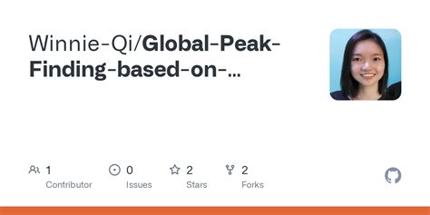 github winnie qi global peak finding based on distributed gaussian