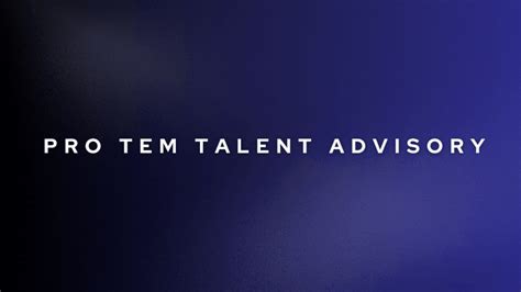 Pro Tem On Linkedin Business Success Opportunities Recruitment