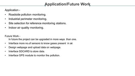 Io T Based Air Pollution Monitoring System Using Arduino Pptx