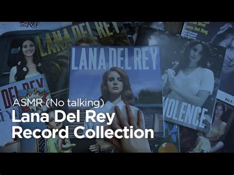 Asmr Lana Del Rey Vinyl Record Collection No Talking Youtube