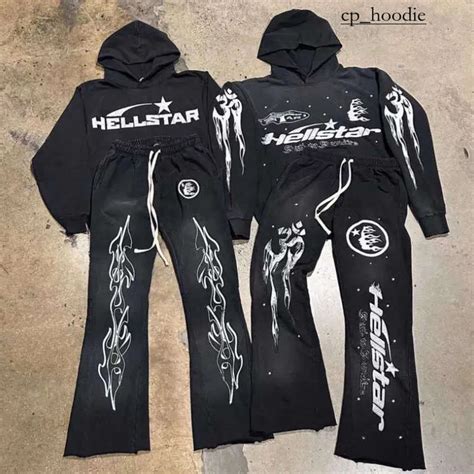 Hellstar Hoodie High Quality Luxury Pullover Sweatshirt And Sweatpants Designer Hoodie Hellstar